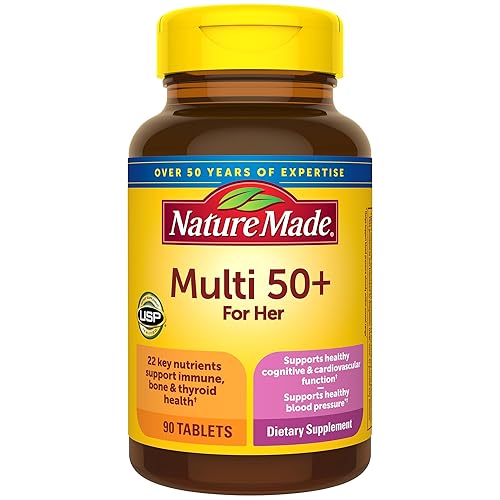 Nature Made Multivitamin For Women 50+ No Iron, Multivitamins for Women ...