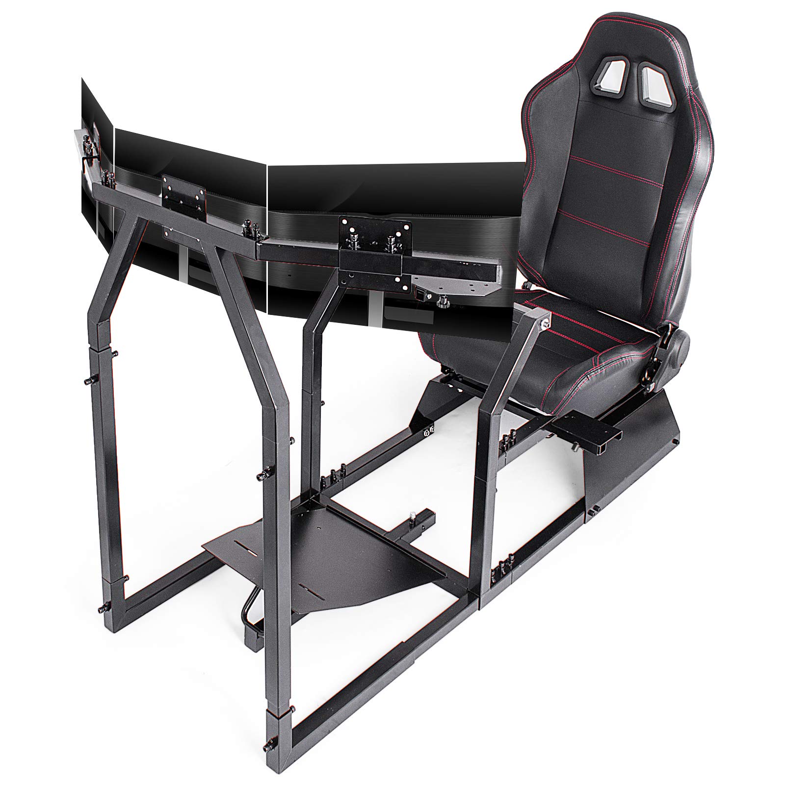 Buy Hopopular GTA-F Racing Simulator Cockpit Gaming Chair 440LB Driving ...