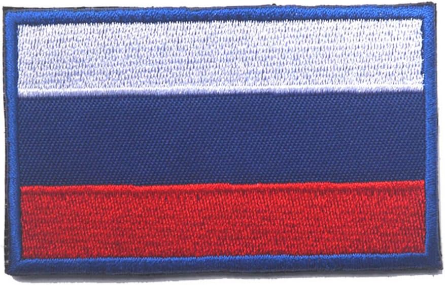Amazon.com: Russian Flag Patch Embroidered Military Tactical Flag ...