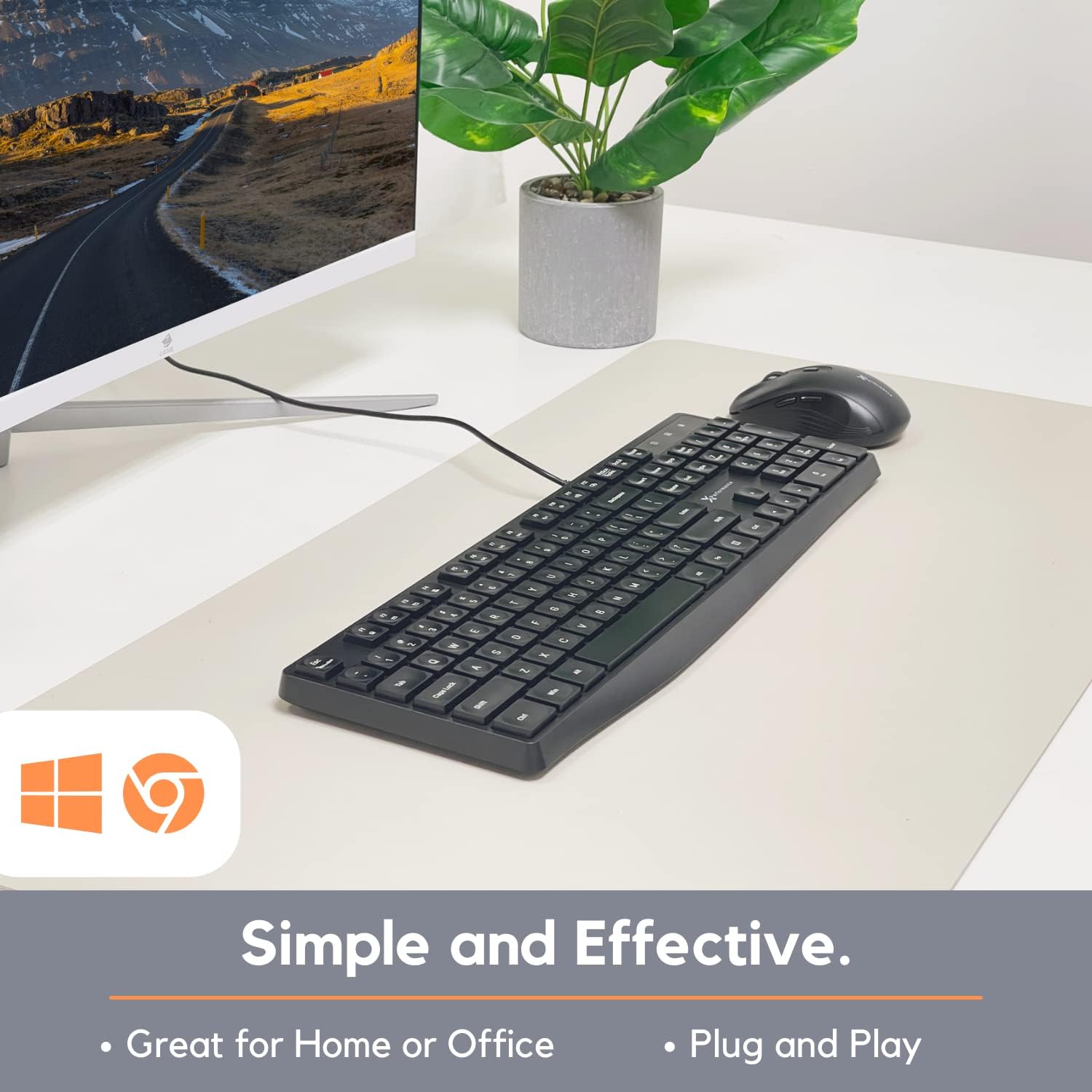 Mua X9 Performance Wired Keyboard - Ultra Slim Full Size Ergonomic ...