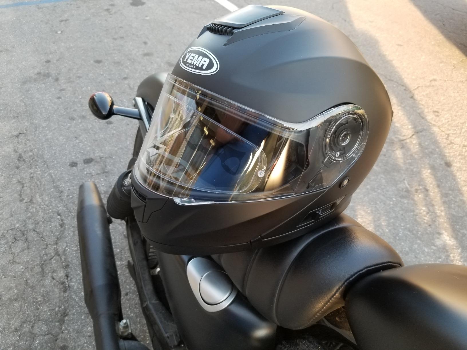 $15/mo - Finance YEMA Helmet Motorcycle Modular Full Face Helmet YM-926 ...