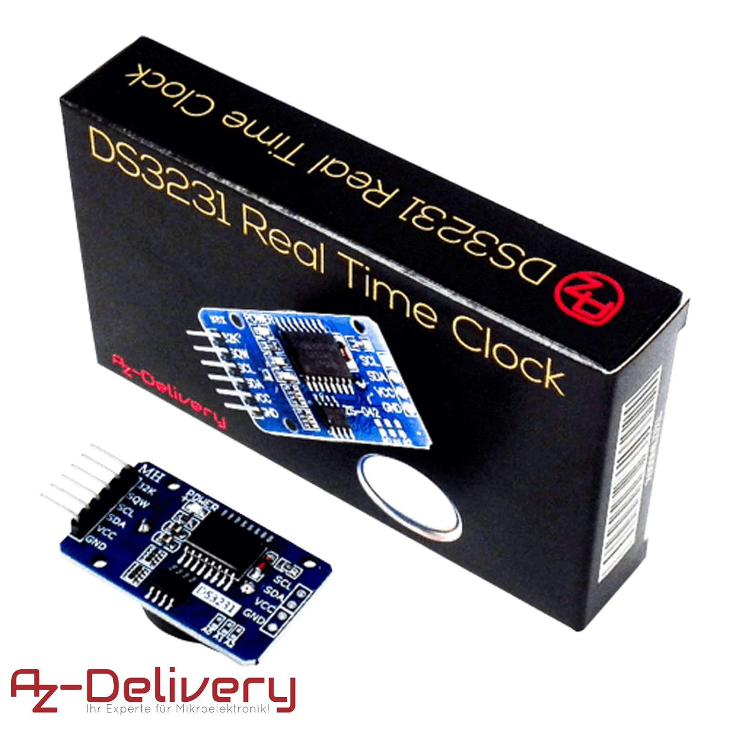 Componenti e pezzi di ricambio AZDelivery Real Time Clock RTC DS3231 e ...