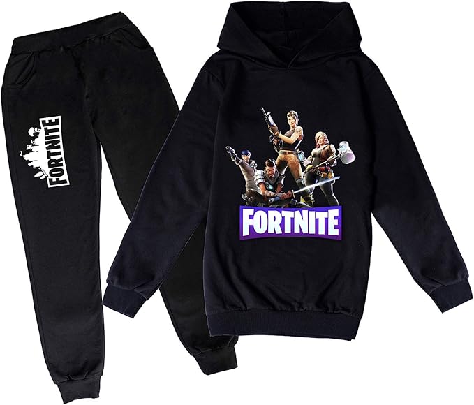 Epic Games Fortnite Hoodie and Sweatpants 2 Piece Pullover Track Suit ...
