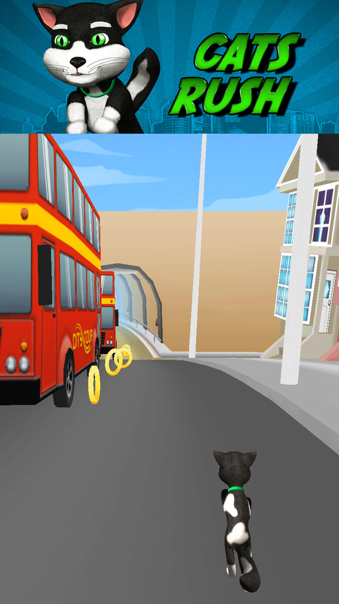 Cats Rush Tunnel Runaway Kat:Amazon.co.jp:Appstore for Android