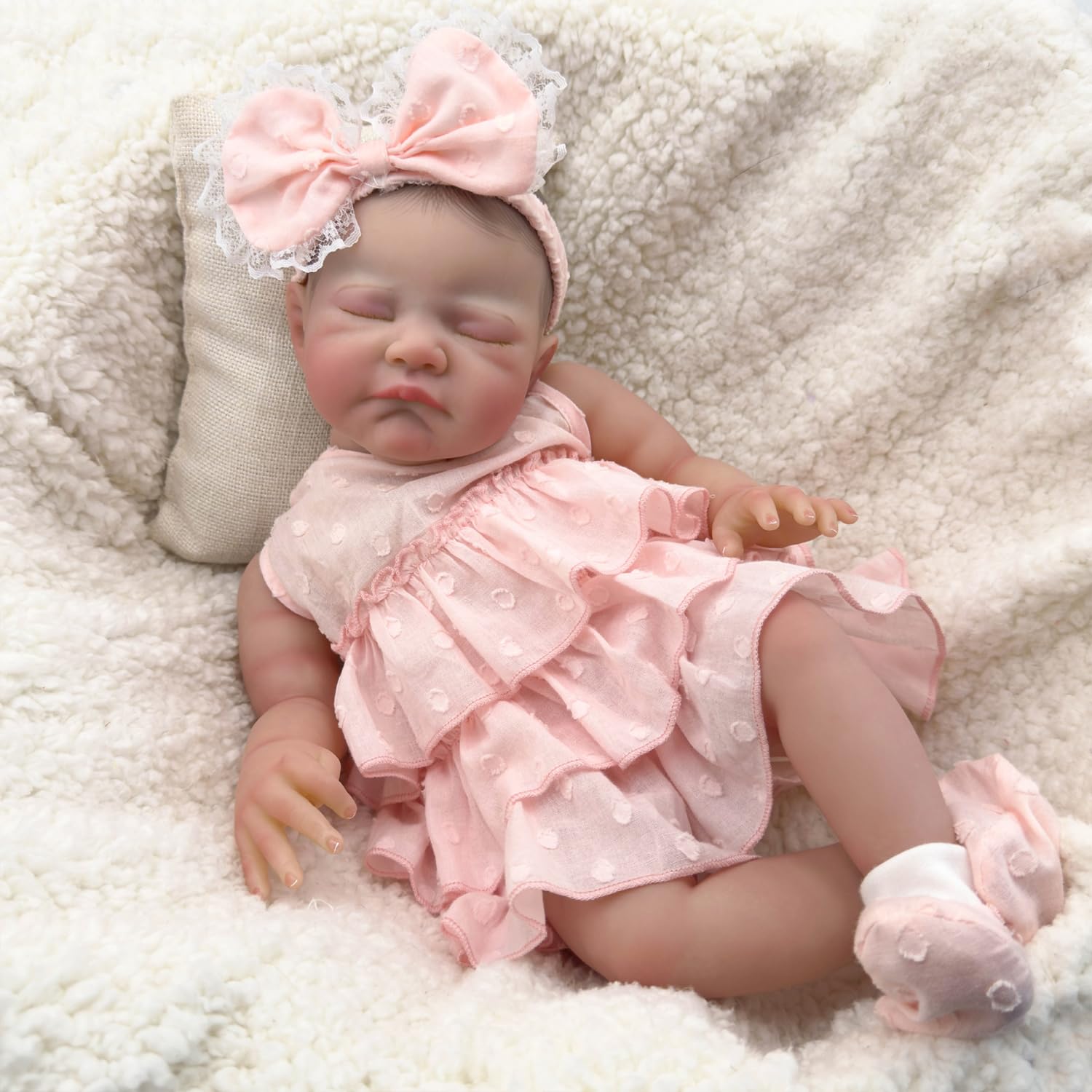 XSWPL Reborn Baby Dolls 20 Inch Realistic Baby Doll Soft Lifelike Baby XSWPL Reborn Baby Dolls 20 Inch Realistic Baby Doll Soft Lifelike Baby