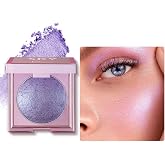 Amazon.com: evpct Pearl White Silver Face Highlighter Makeup, White ...