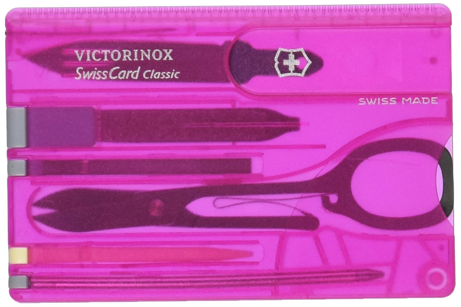 Amazon.com: Swiss Army SwissCard Translucent Pink: Sports & Outdoors