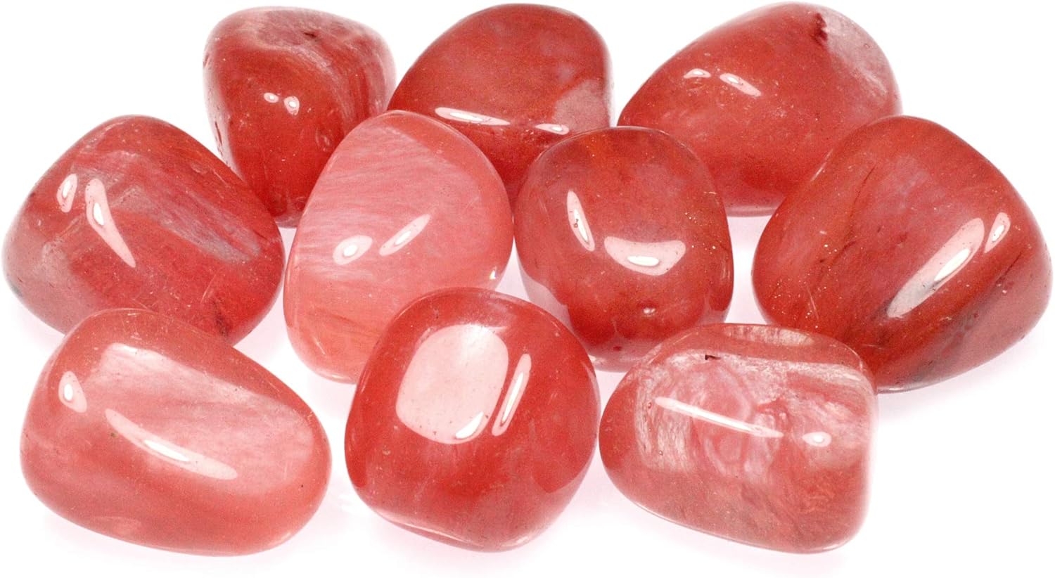 CrystalAge Cherry Quartz Tumble Stone (20-25mm) - Single Stone ...