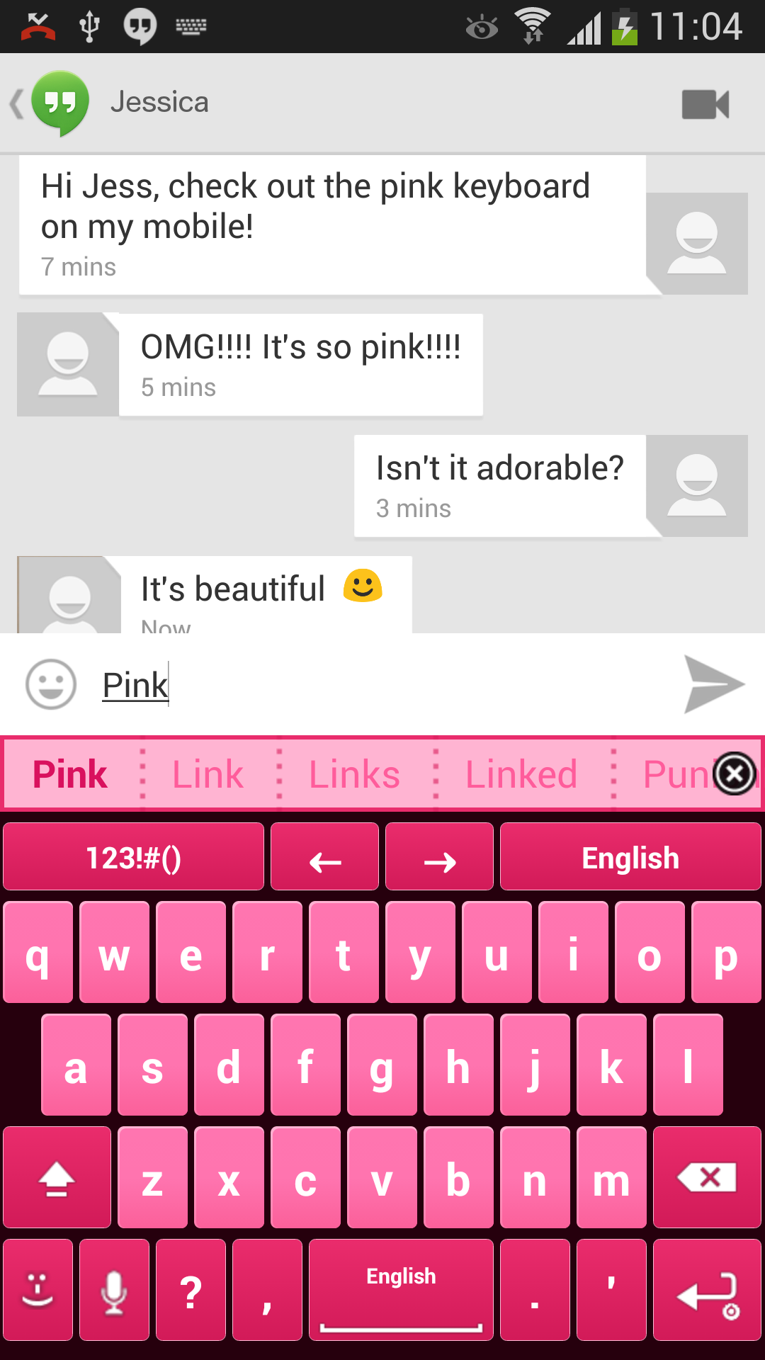 My Pink Keyboard : Amazon.com.br: Apps e Jogos