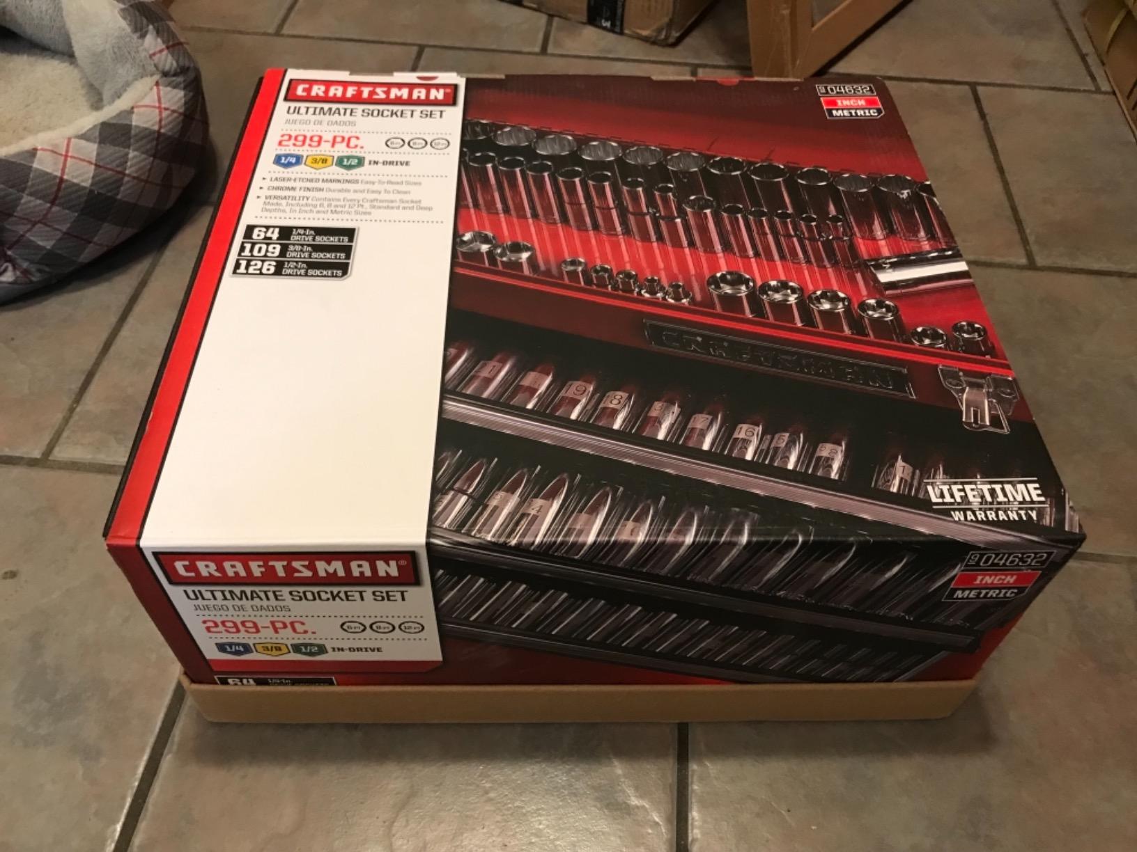 $56/mo - Finance Craftsman 299-piece Ultimate Easy Read Socket Set ...