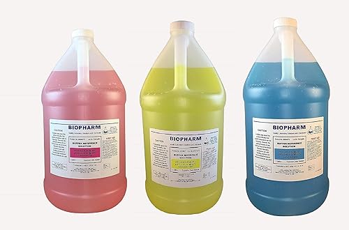 pH Buffer Calibration Solution 3-Pack — 1 Gallon Each: pH 4.00, pH 7.00 and pH 10.00 — NIST ...