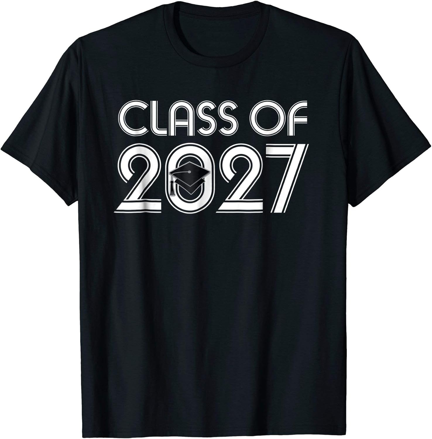 Kids Class Of 2027 Back To School T-shirt Graduation Year Tee 6 Baby ...