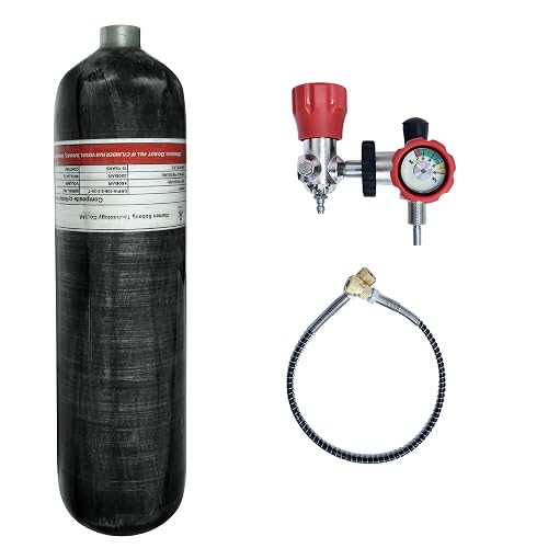 TUXING 3L 4500psi Carbon Fiber Air Tank（Empty Bottle) & Paintball Fill ...