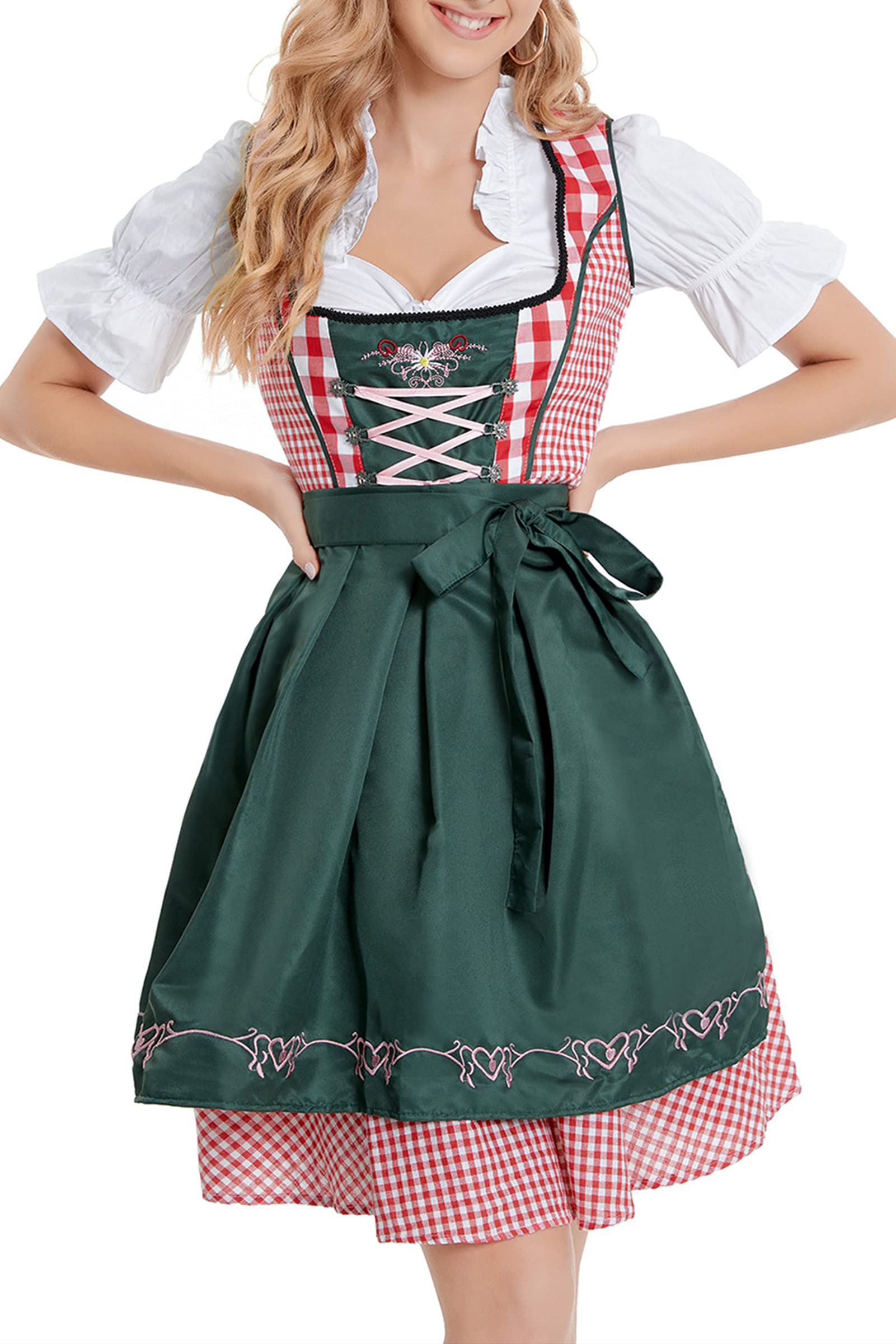 Adisputent Women's Oktoberfest Costume Bavarian Traditional Dirndl ...
