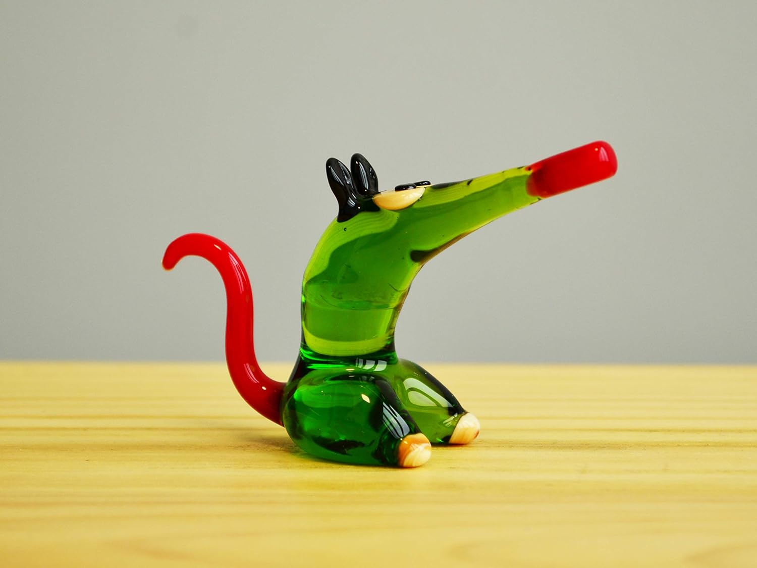 Amazon.com: Glass Rat Figure Gifts For Moms Glass Rat Figurine Animals ...