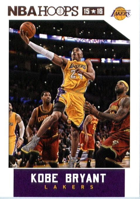 Amazon.com: 2015-16 Panini Hoops #172 Kobe Bryant Basketball Card ...