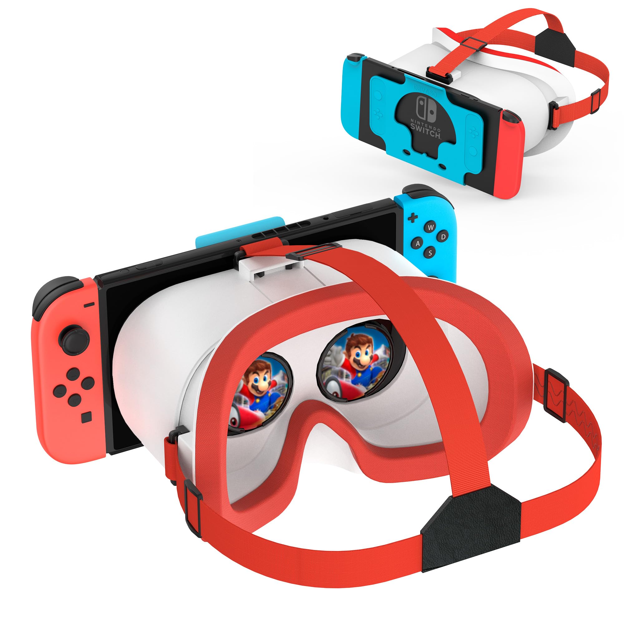 DEVASO Upgraded VR Headset for Nintendo Switch & Switch OLED Model, Switch Virtual Reality ...