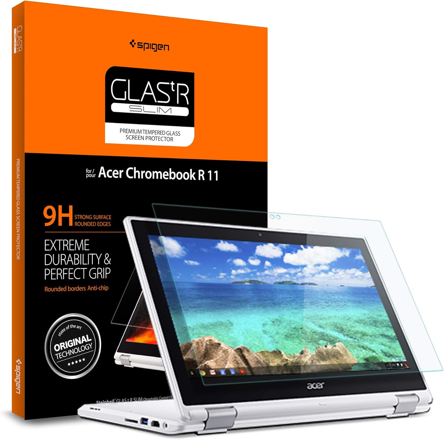 Spigen Tempered Glass Screen Protector Designed for ONLY Acer ...