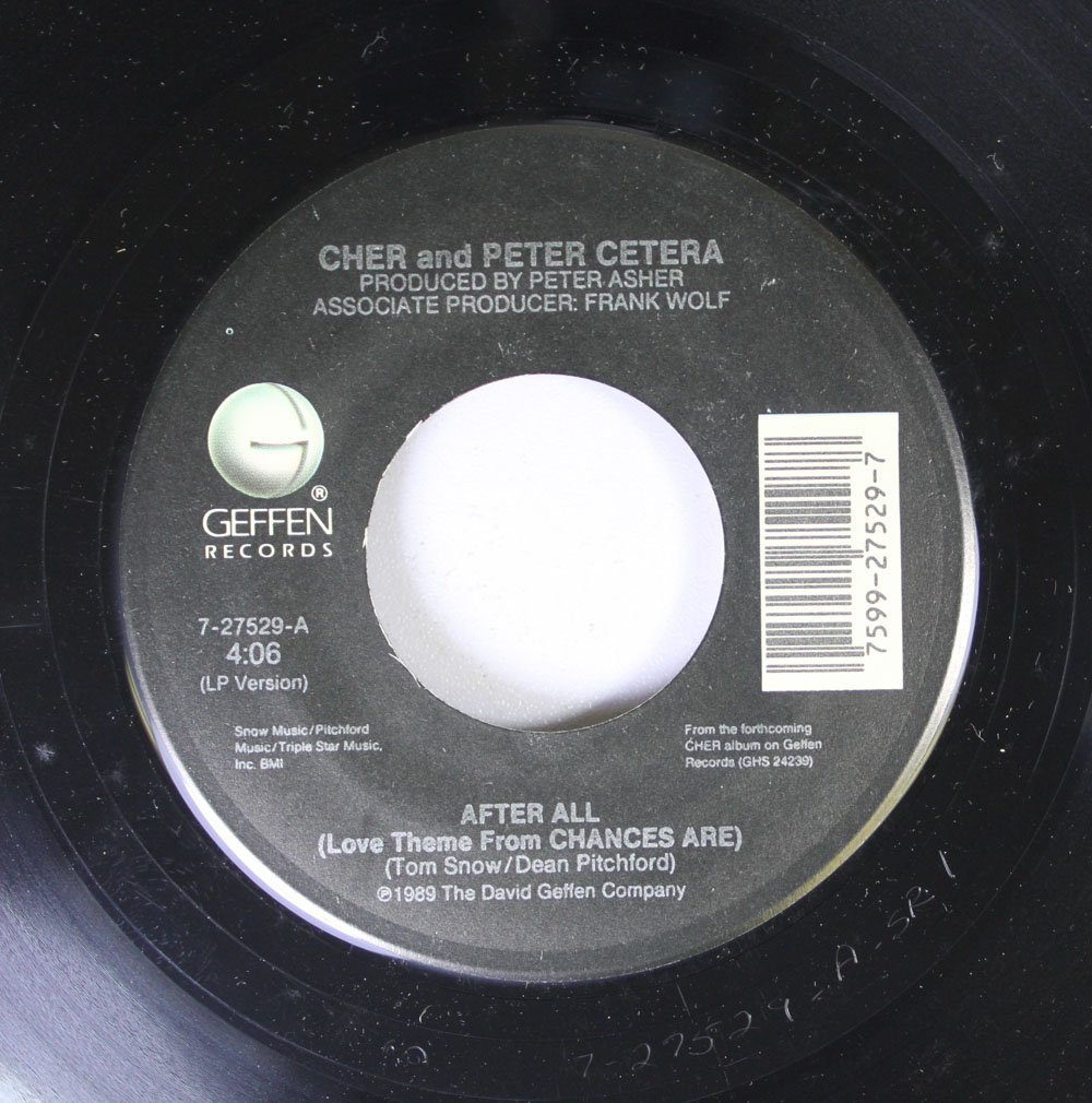 After All - Cher And Peter Cetera 7" 45: Amazon.de: Musik