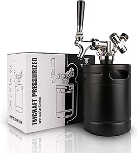 Amazon.com: TMCRAFT 64oz Growler Tap System, Pressurized Stainless ...