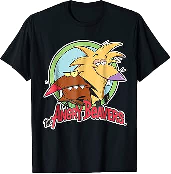 Amazon.com: Angry Beavers Logo T-Shirt: Clothing