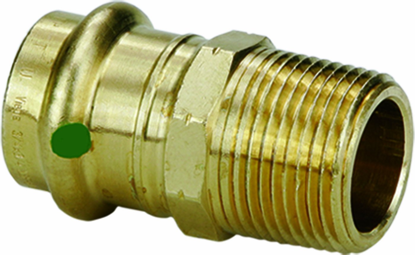 Viega 79285 ProPress Zero Lead Bronze Adapter with Male 2-Inch by 1-1/2 ...