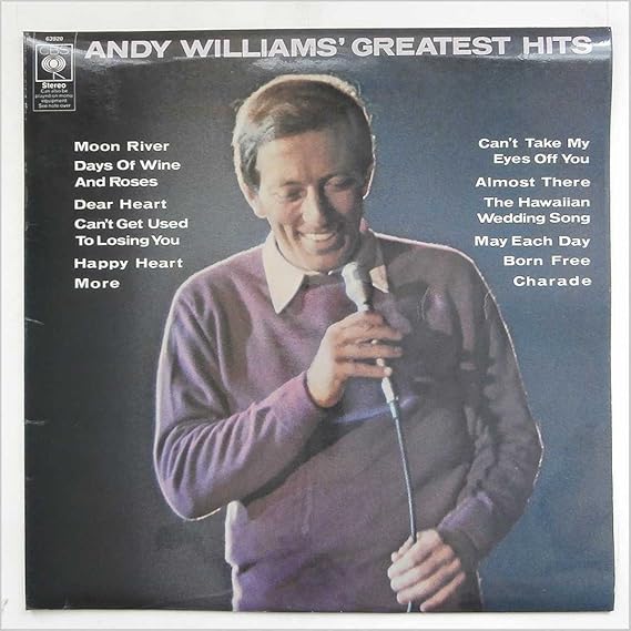 Andy Williams' Greatest Hits - Andy Williams LP - Andy Williams
