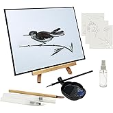 Amazon.com: Buddha Water Drawing Board with Bamboo Painting Brush ...