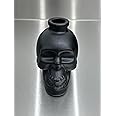 Amazon.com: Unique 6oz Skull Diffuser Vessel, Matte Black Glass Bottle ...