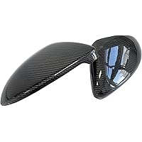 Amazon.com: Real Carbon Fiber Side Mirror Caps Rearview Side Mirror ...
