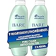 Head & Shoulders BARE Pure Clean Anti-Dandruff Shampoo, Twin Pack, 800 ...
