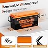 jsdsolar Premium 12V 200Ah Lithium LiFePO4 Battery 10-Year Lifespan ...