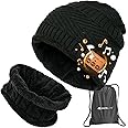 Amazon.com: Bluetooth Beanie Wireless Hat with Scarf – Headphone Beanie ...