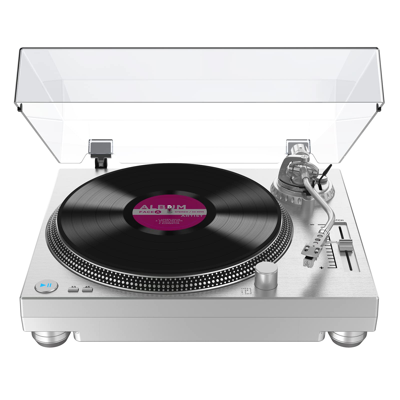 Mua Turntable for Record Player with Balanced S-Shaped Tonearm ...