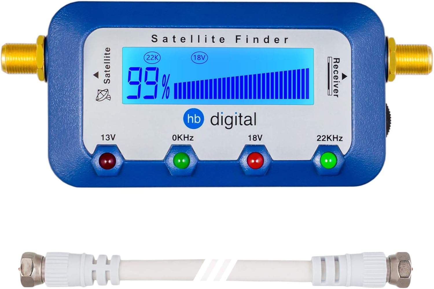 HB DIGITAL SATFINDER mit digitaler LCD Anzeige und: Amazon.de: Elektronik