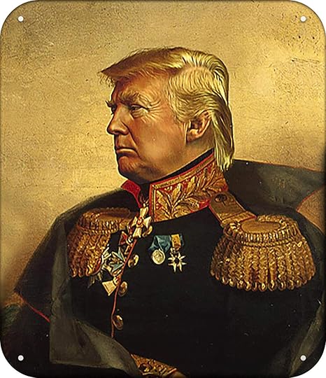 Buy Famous People Celebrity Donald Trump As Army General Portrait Art ...