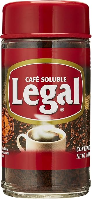 Legal, Café soluble, 100 gramos: Amazon.com.mx: Alimentos y Bebidas