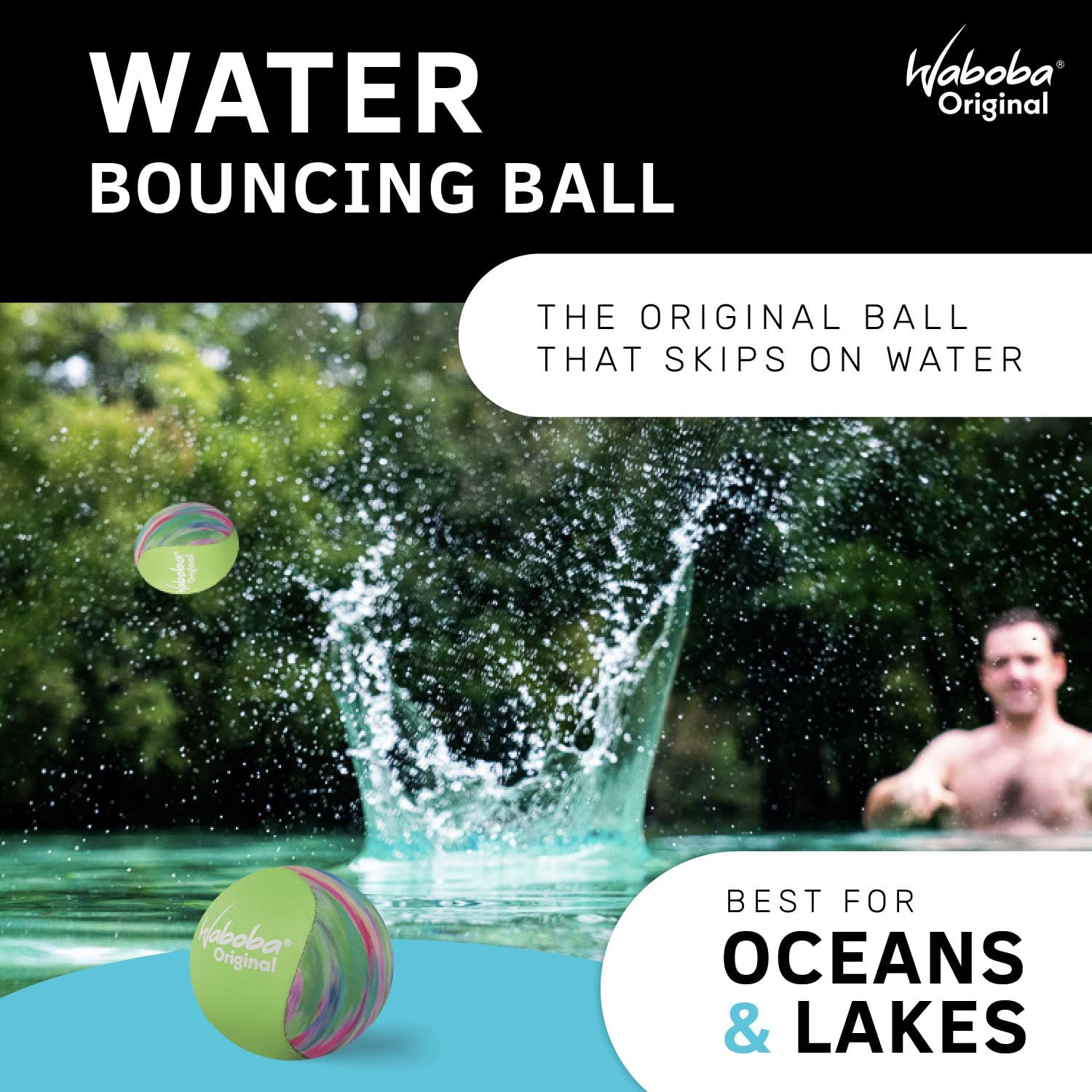 Mua Waboba Original Water Bouncing Ball - Water-Proof Beach Toys, Pool ...