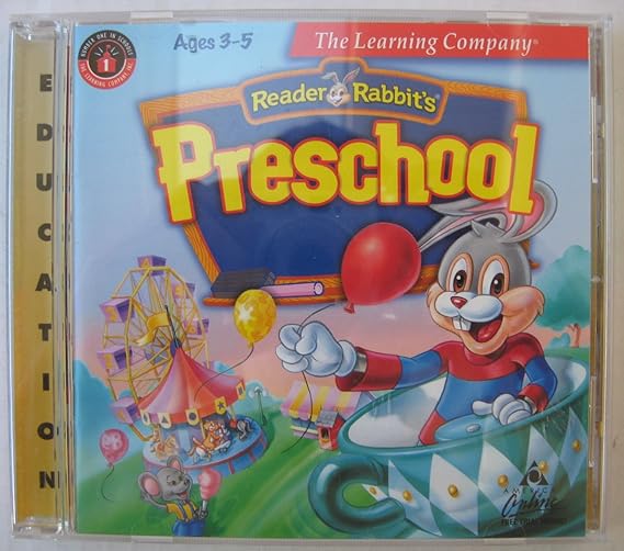 Amazon.com: Reader Rabbit's Preschool Ages 3-5 Educational CD-ROM Disk ...