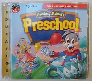 Amazon.com: Reader Rabbit's Preschool Ages 3-5 Educational CD-ROM Disk ...