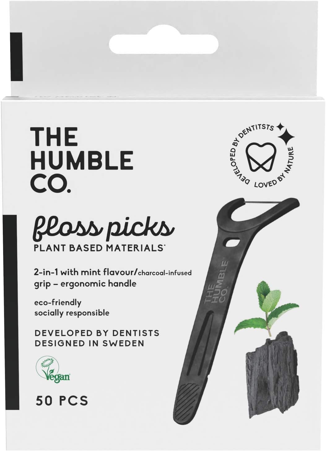 Humble Natural Dental Floss Picks – Flossers – Dental Floss Sticks ...