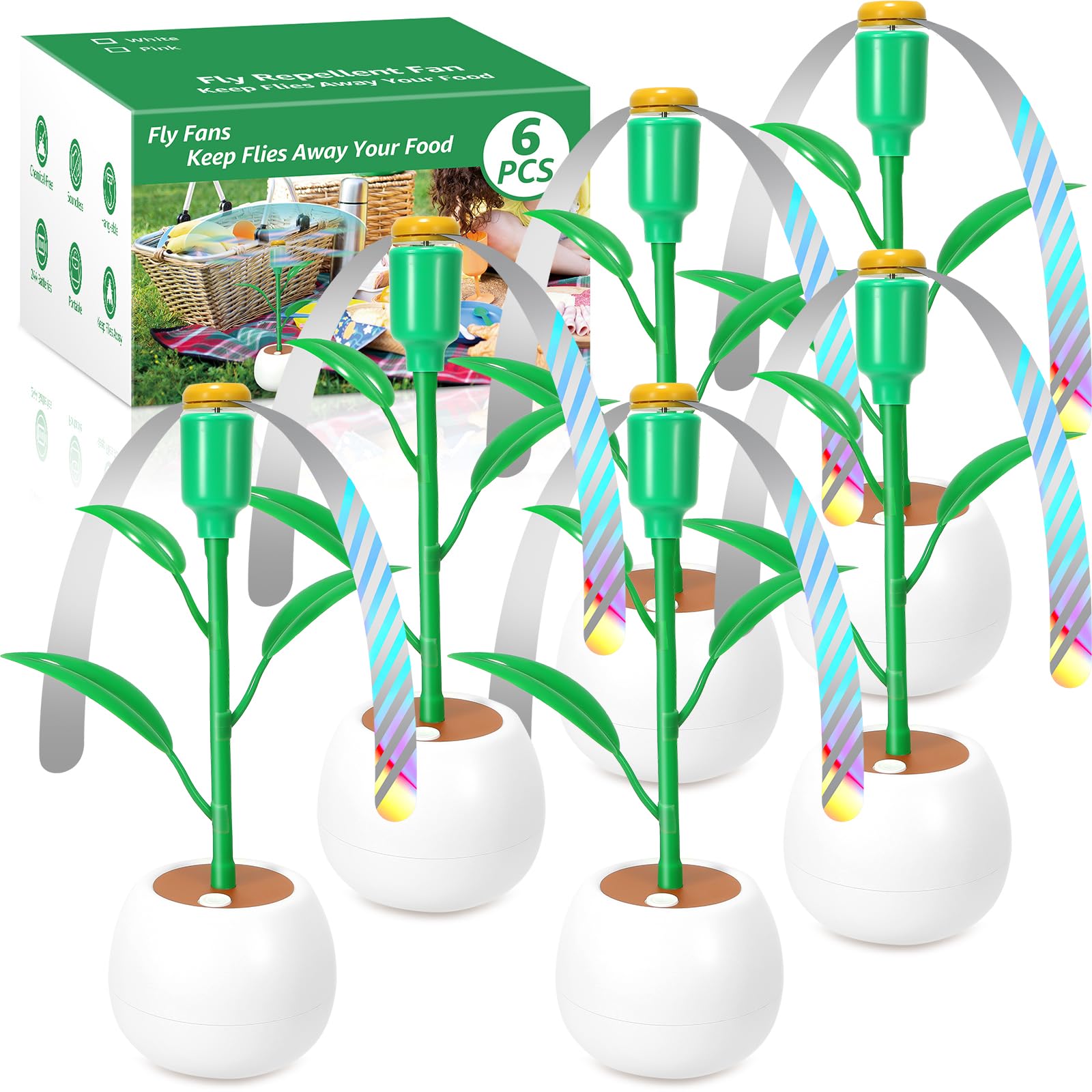 Mua Fly Fans for Tables, Fly Repellent Fans Indoor Outdoor Food Fans ...