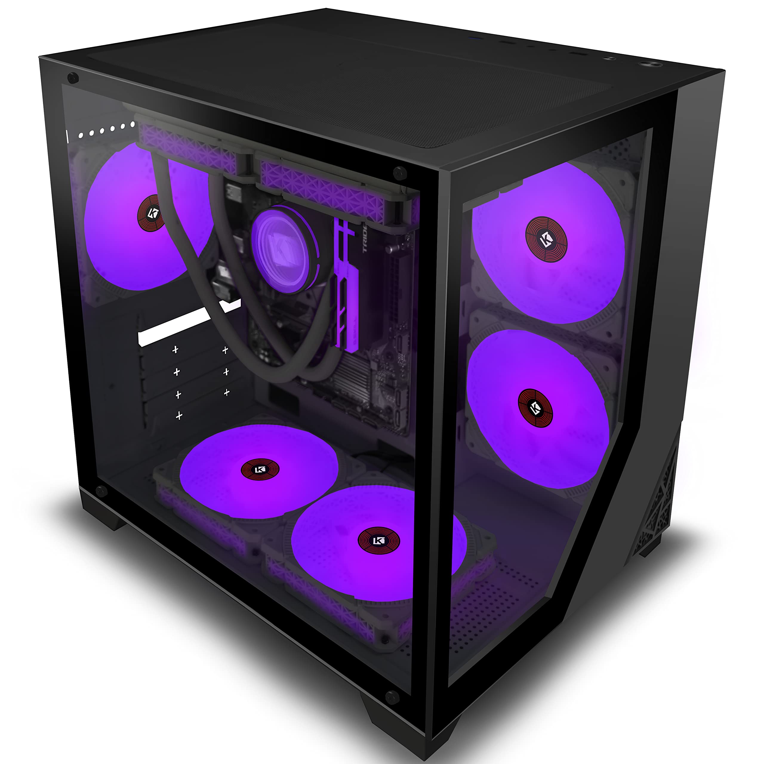 Mua KEDIERS PC Case, Middle Tower, Equipped with 7 ARGB Fans, Mini ...