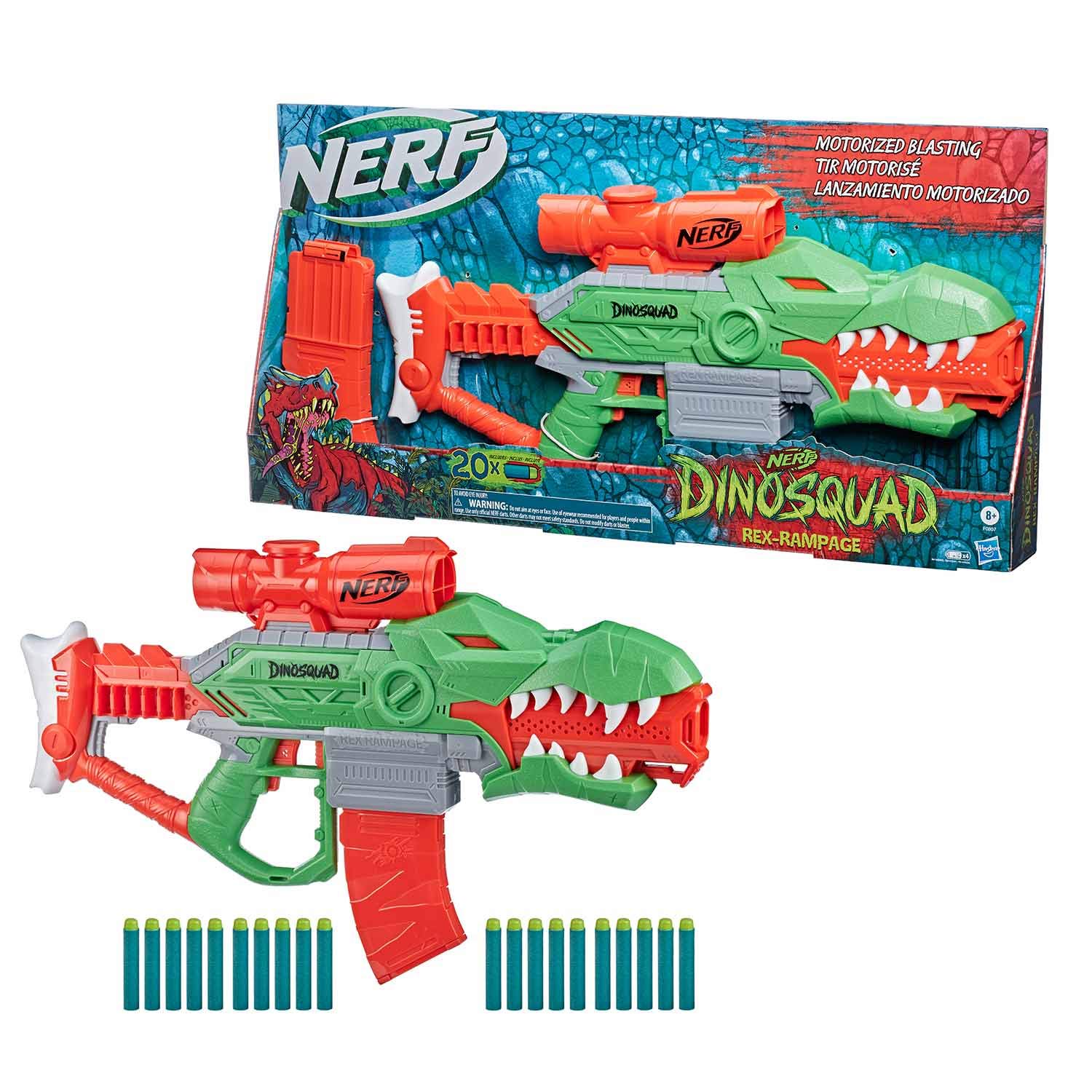 Mua Hasbro Nerf Dino Squad Rex Run Page Electric Blaster with 20 ...