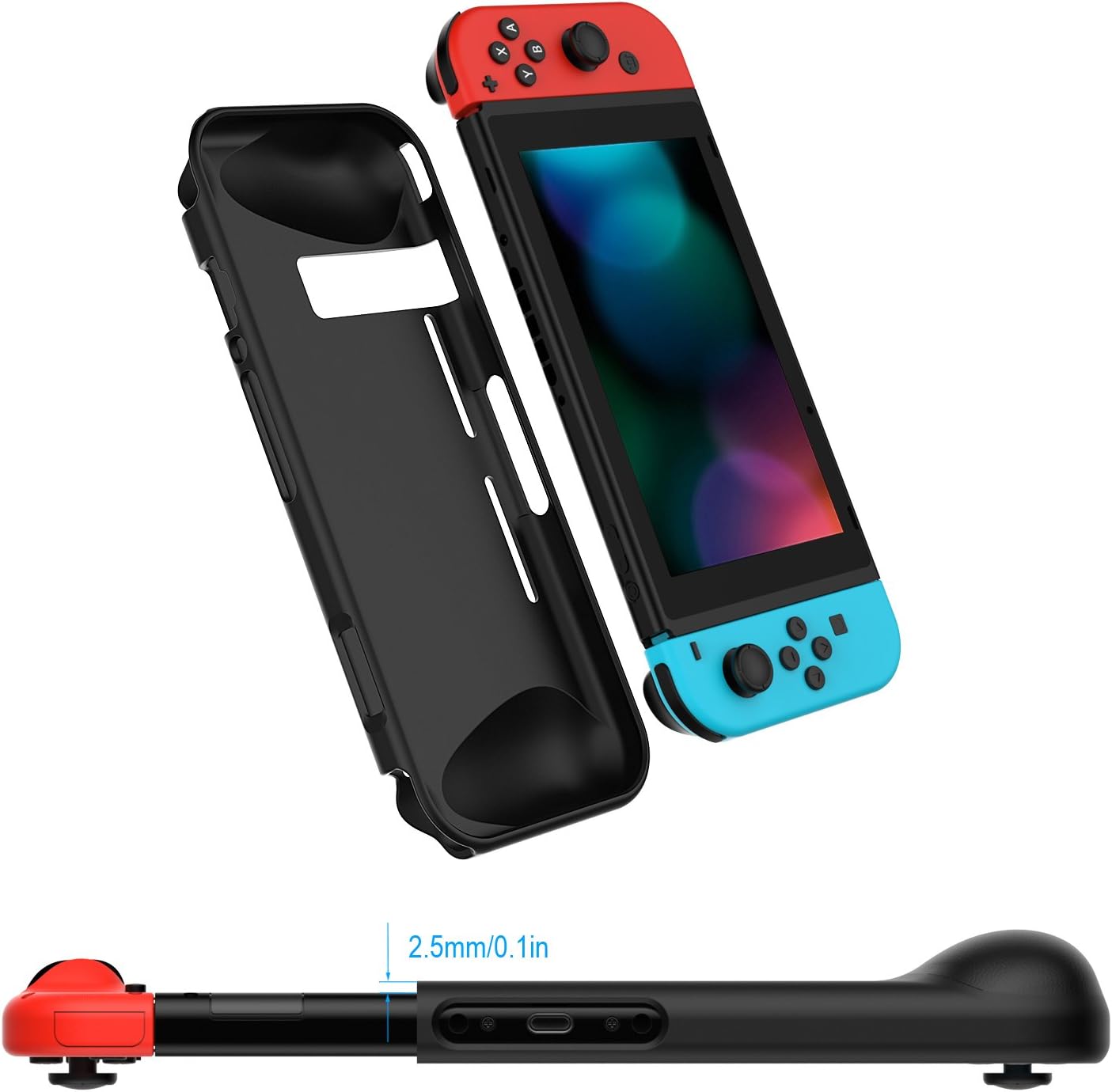 JETech Protective Case, Grip Cover with Shock-Absorption and Anti ...