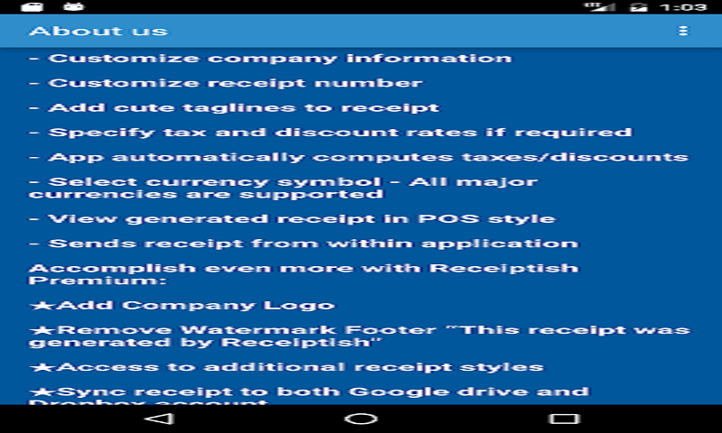 Receiptish - Expense POS Cash Sales Receipt Maker : Amazon.ca: Apps for Android