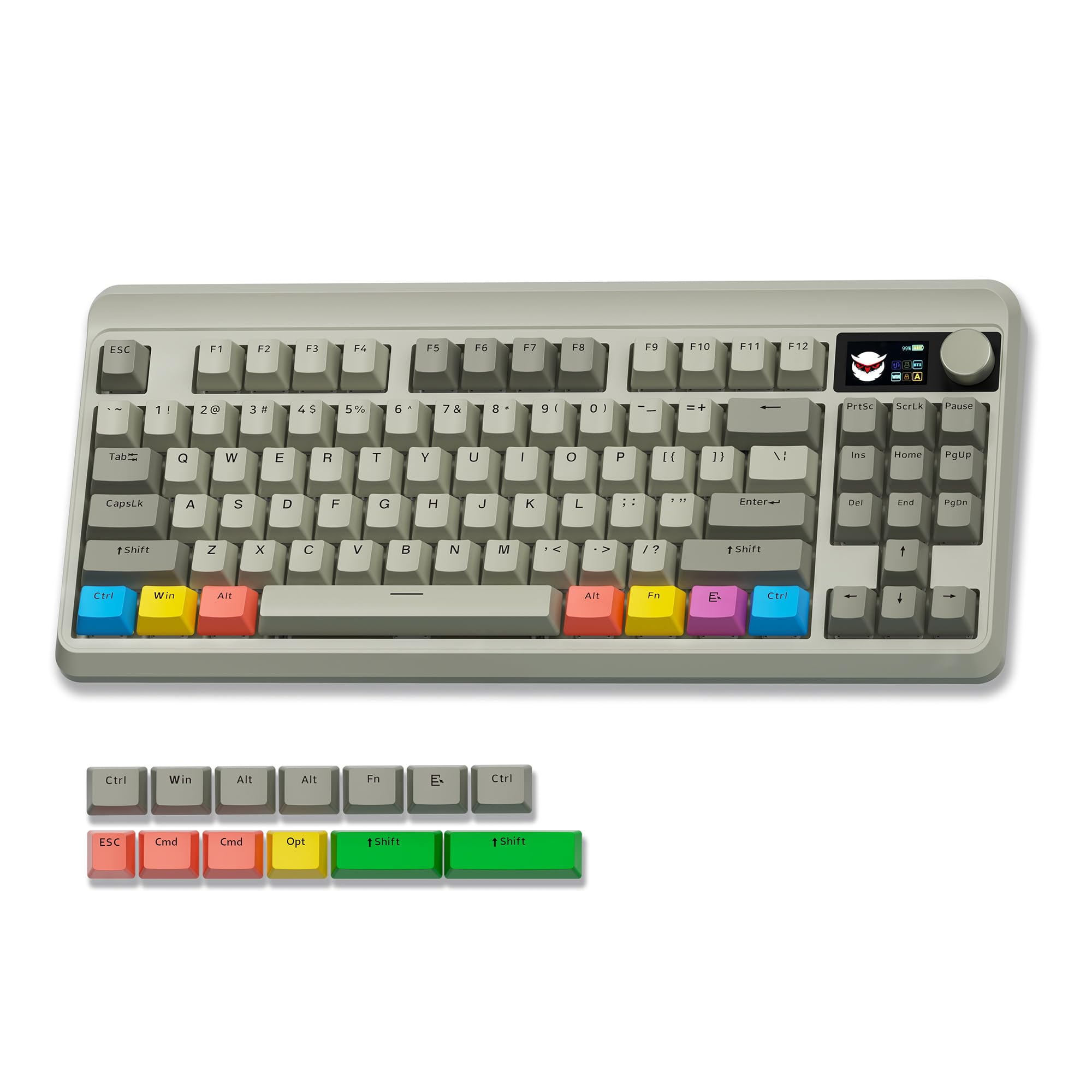 Mua XVX Retro 75% Keyboard with TFT Smart Display&Knob, M87 Pro ...
