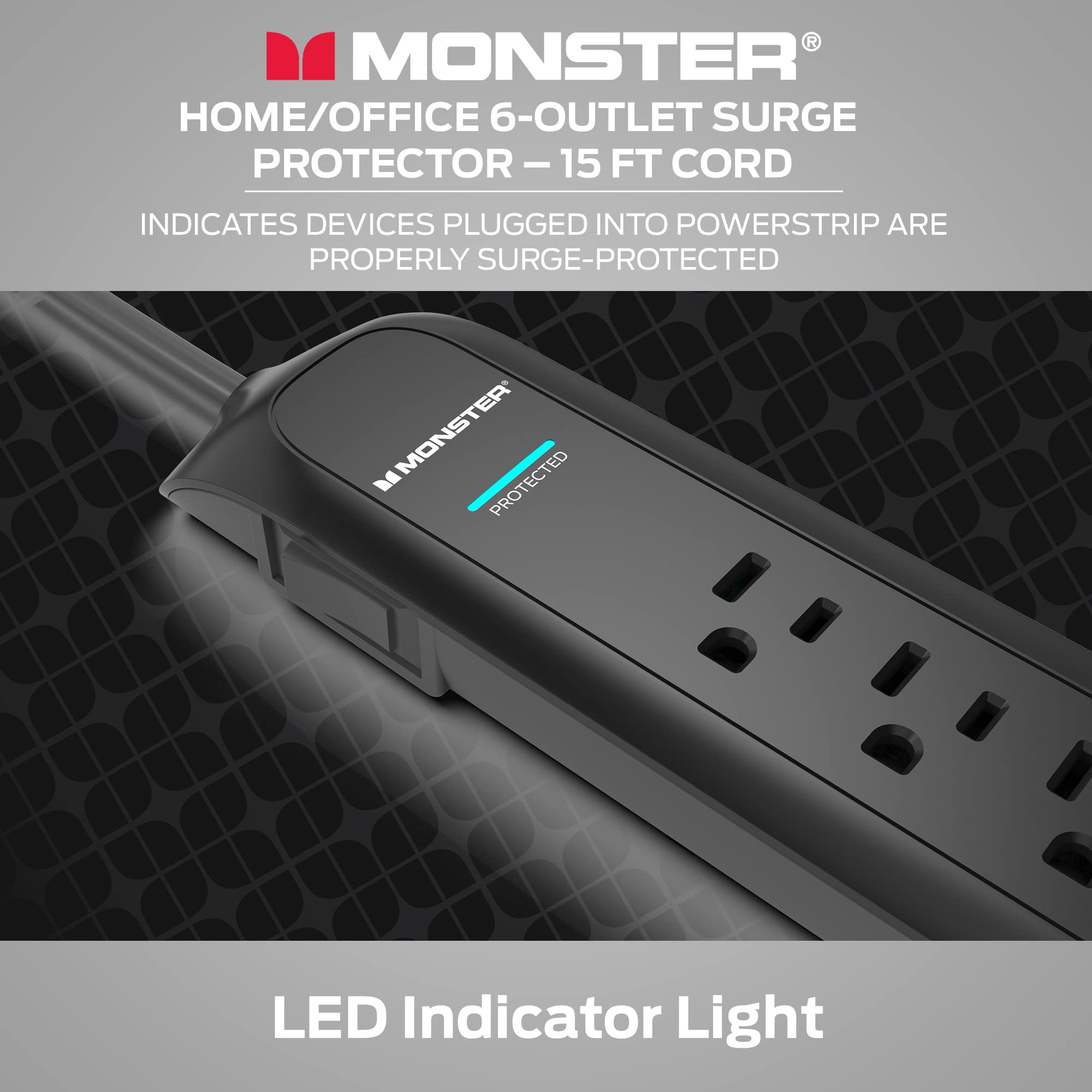 Mua Monster Power Surge Protector w/ 300 Joule Rating — Heavy Duty ...