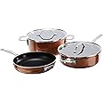 Amazon.com: Gotham Steel Stackable Pots and Pans Set – Stackmaster 5 ...