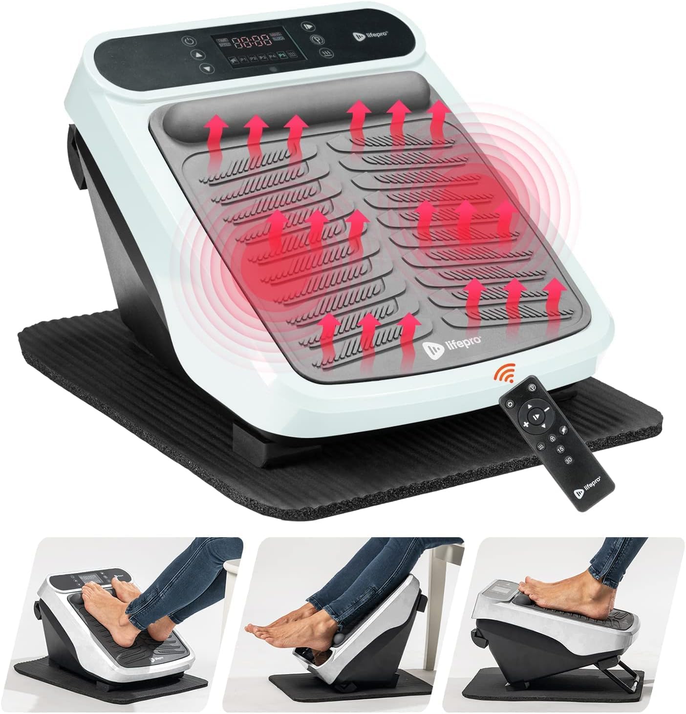 LifePro Foot Massager for Relaxing Calf & Foot Therapy - Vibrating Foot ...